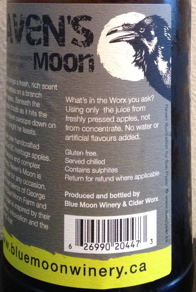 Blue Moon Winery Raven’s Moon Apple Cider | Cider Says