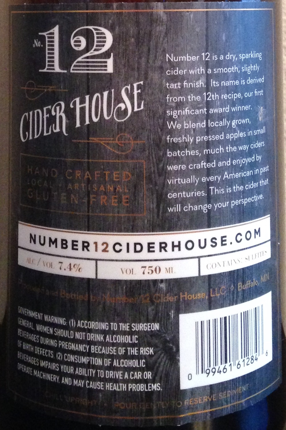 Number 12 Sparkling Dry | Cider Says