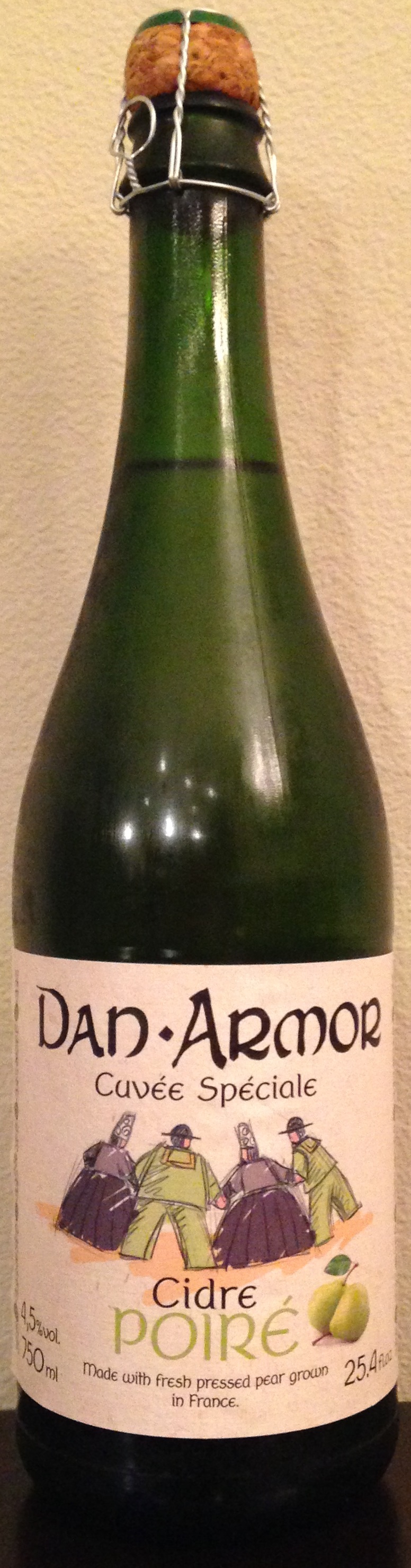 Dan Armor Cuvée Spéciale Cidré Poire | Cider Says