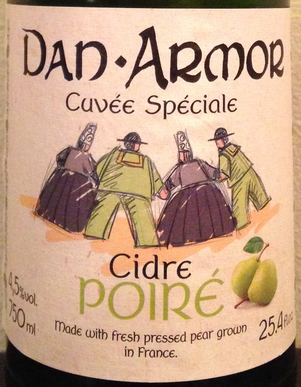 Dan Armor Cuvée Spéciale Cidré Poire | Cider Says