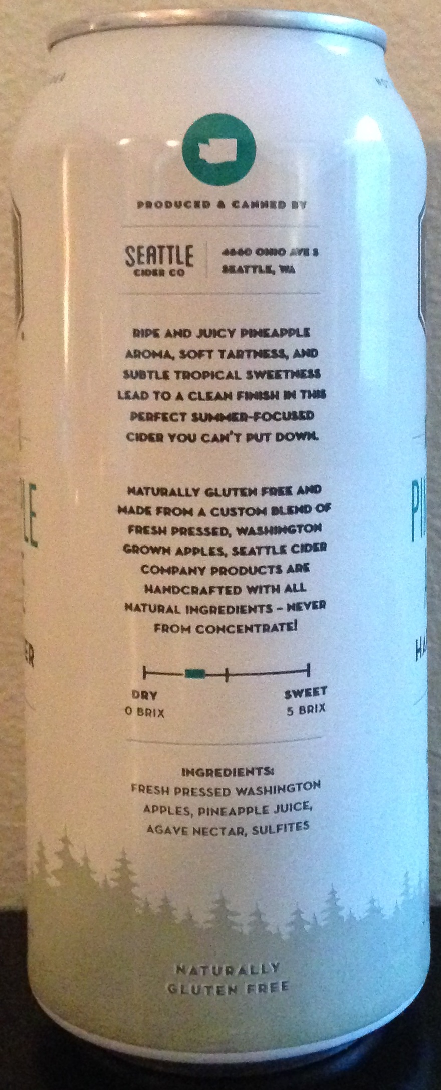 Seattle Cider Pineapple Agave | Cider Says